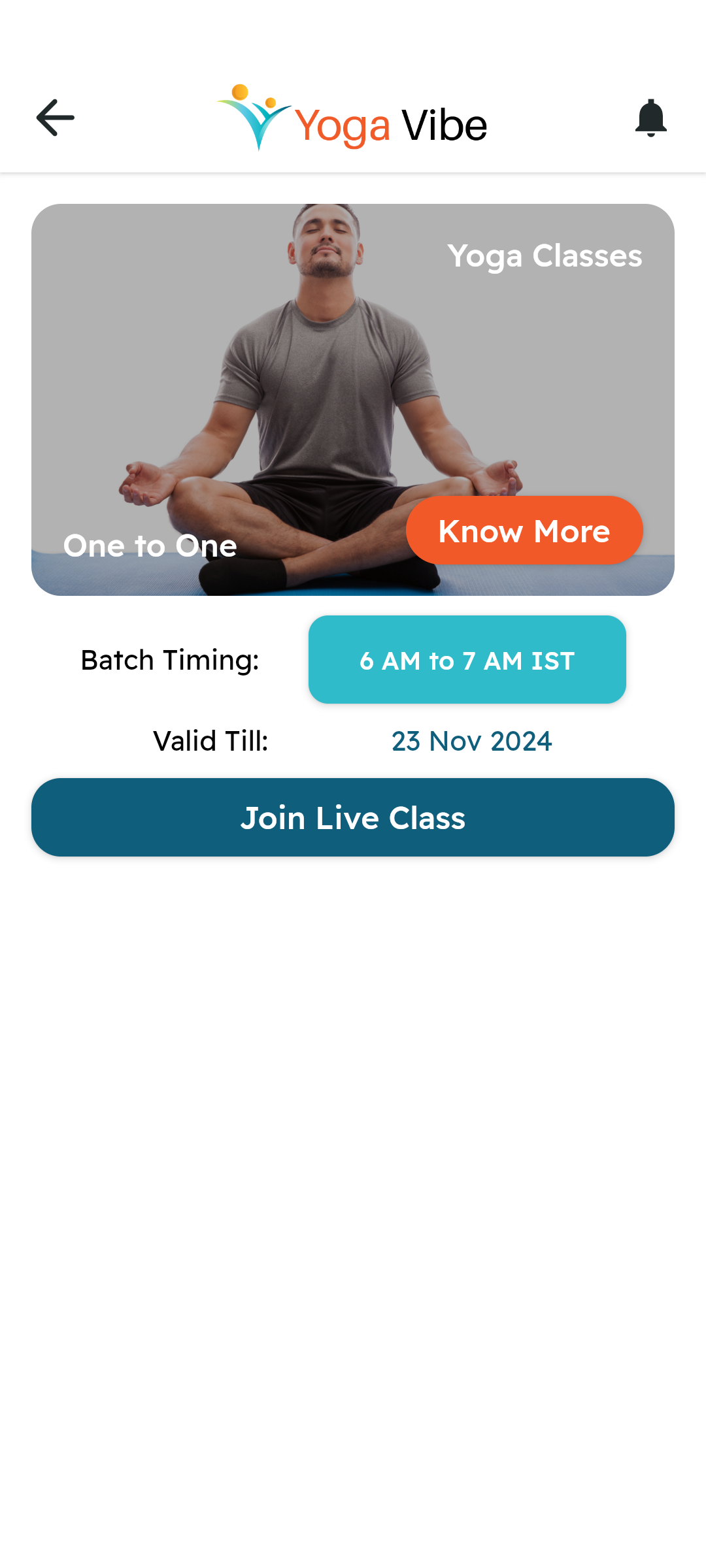 Yoga Vibe Ui Kit For Yoga Classes And Therapy Flutter Template By Beepixl