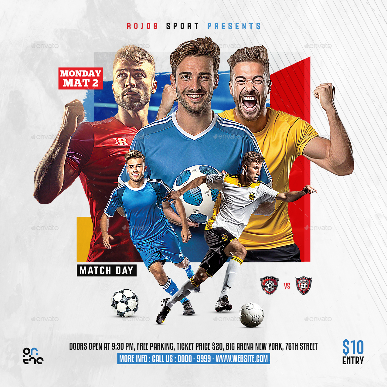Football Soccer Flyer, Print Templates | GraphicRiver