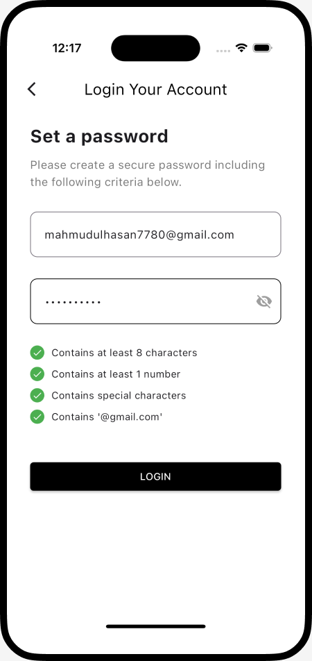 Flutter Login Register App UI Template - User Authentication by Mahmudul-H