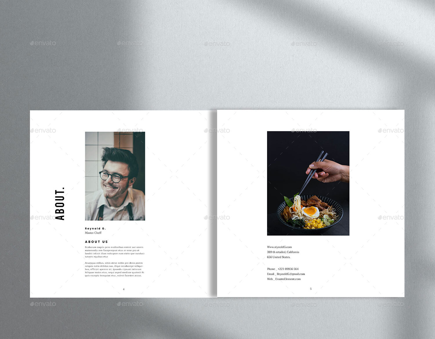 The Cookbook Template, Print Templates | GraphicRiver