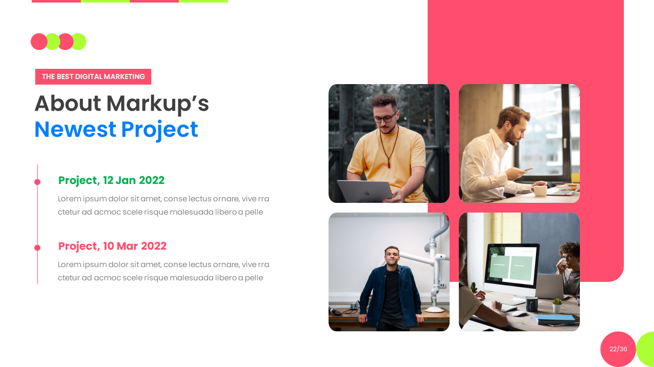 Markup - Digital Marketing PowerPoint Template, Presentation Templates
