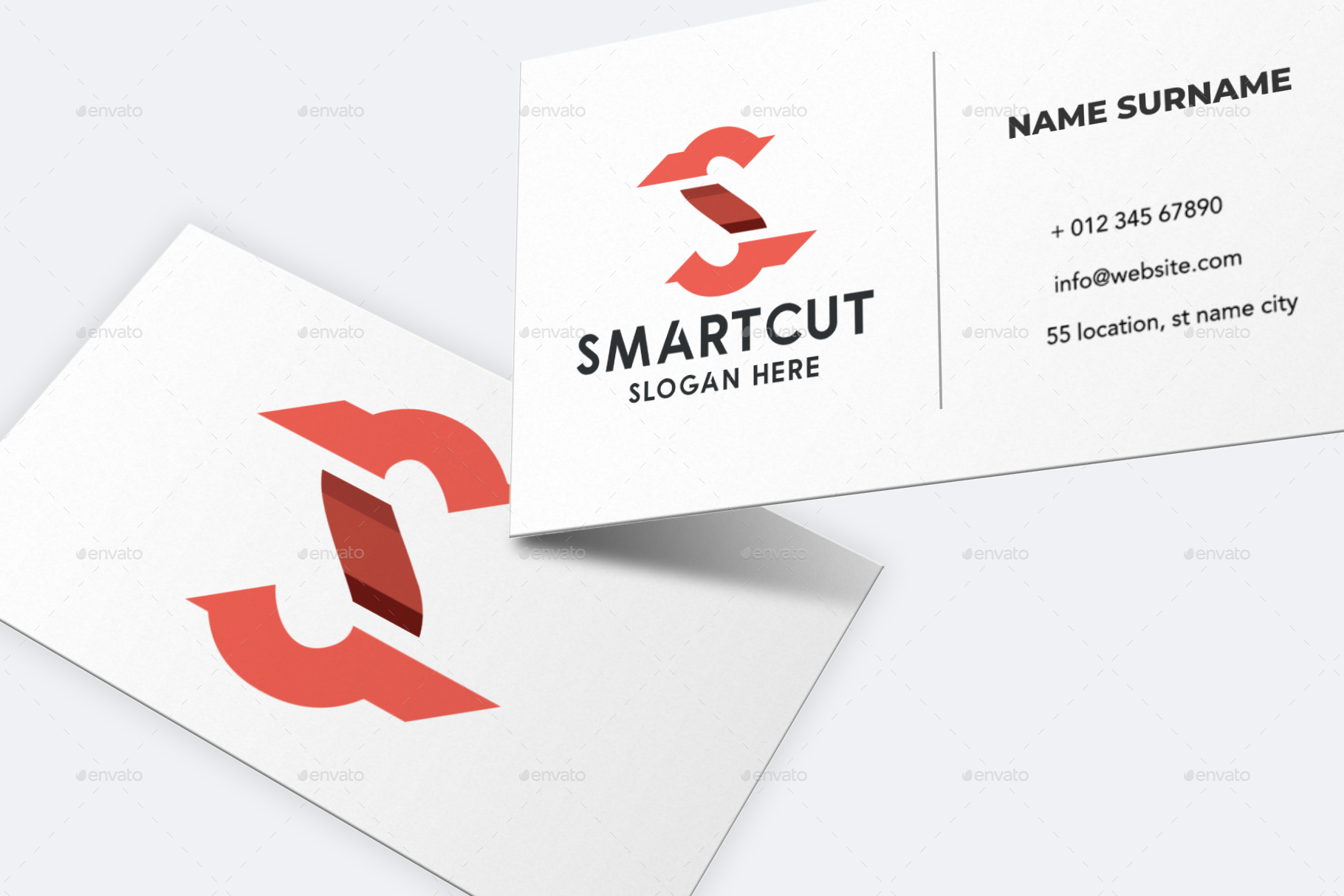 Smart Cut Letter S Logo, Logo Templates | GraphicRiver
