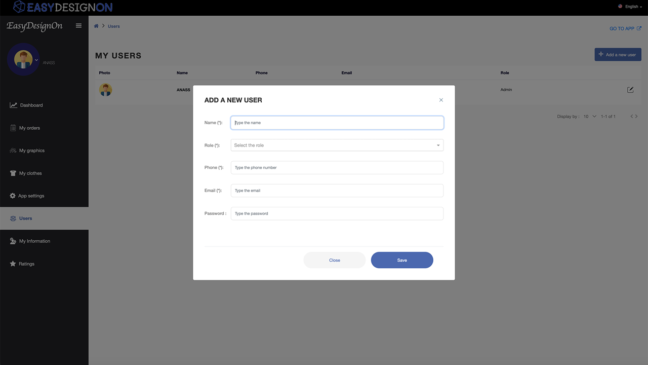 Personalized Clothing Design Platform - Full Javascript application by ...