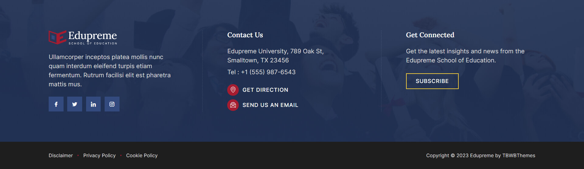 Edupreme - University & College Elementor Template Kit by TBWBthemes