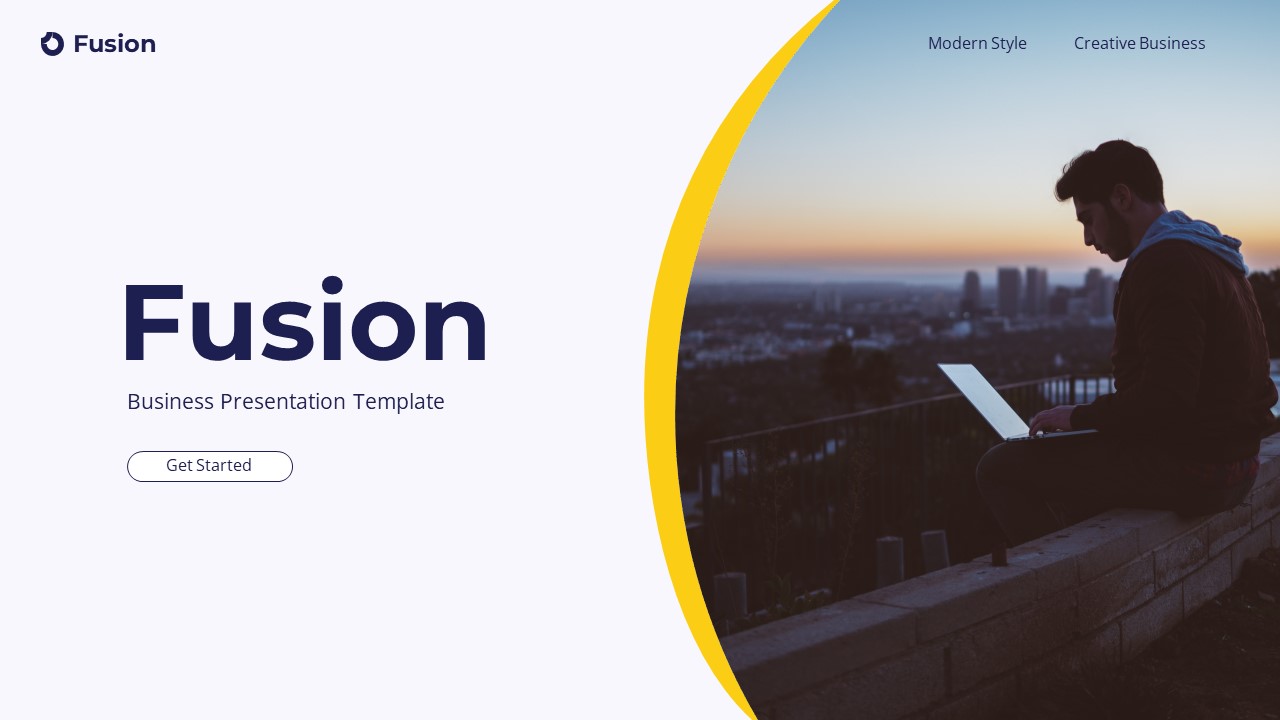 Fusion - Business PowerPoint Template, Presentation Templates ...