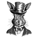Rabbit Gentleman in a Suit, Vectors | GraphicRiver