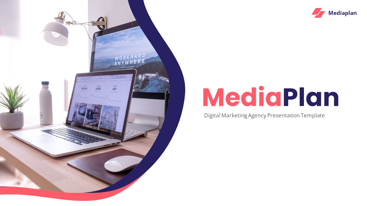 Media Plan - Digital Marketing Strategy PowerPoint Template ...