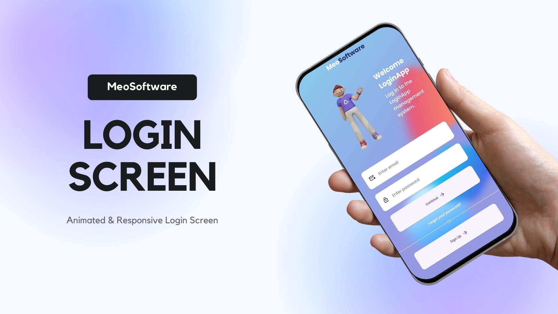 Flutter Animated Login & Register App Template with GetX | Flutter 3.1 ...