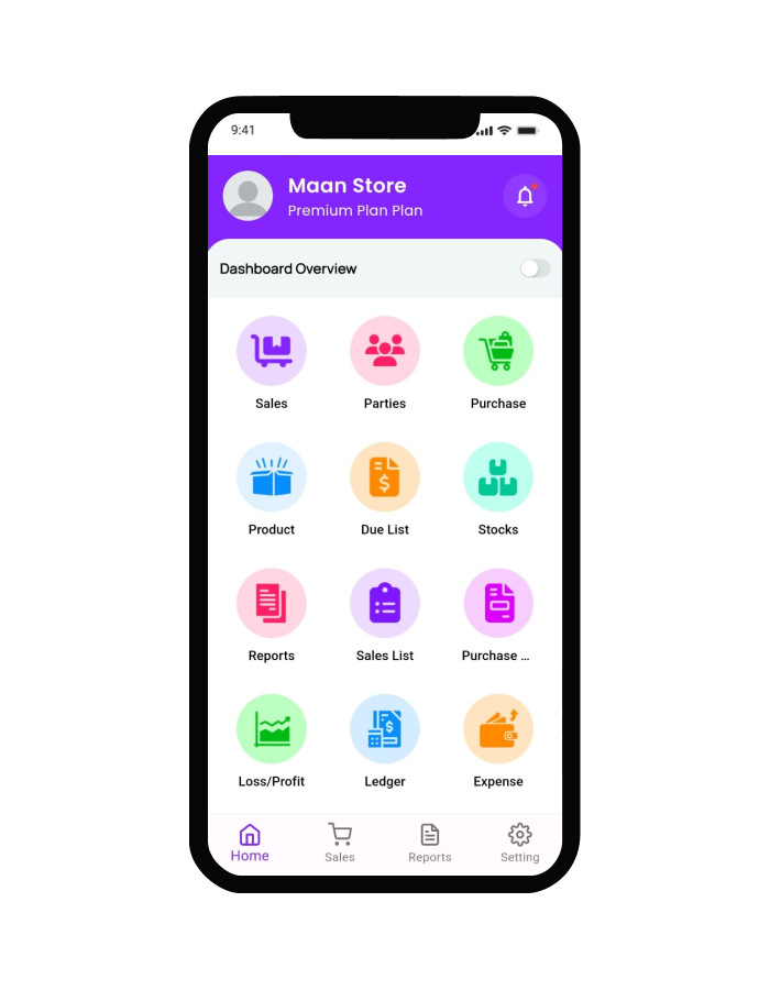 POS SAAS - Flutter POS Billing Inventory Software with HRM App+Web+Super Admin by Acnoo