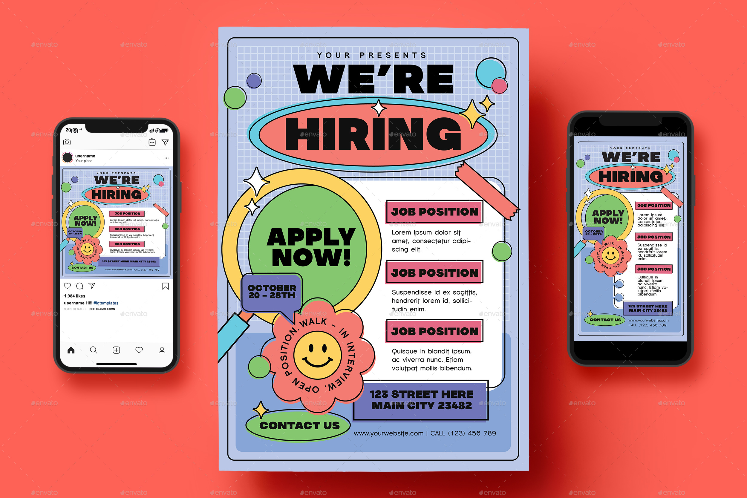 We Are Hiring Flyer, Print Templates | GraphicRiver