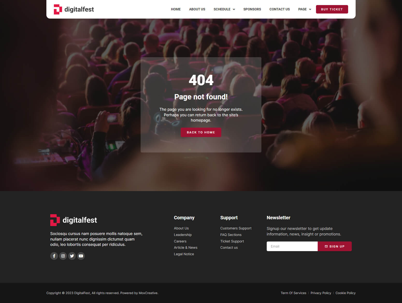 DigitalFest - Event & Conference Elementor Pro Template Kit by moxcreative