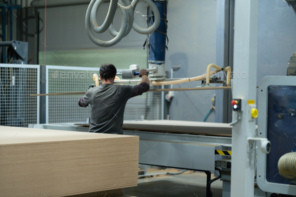 Industrial automation and robotics in modern industrial factory ...