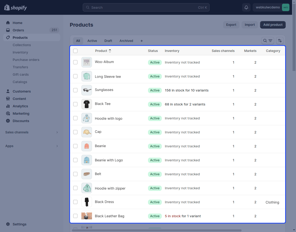 Shopify Connector for WooCommerce by Webkul | CodeCanyon