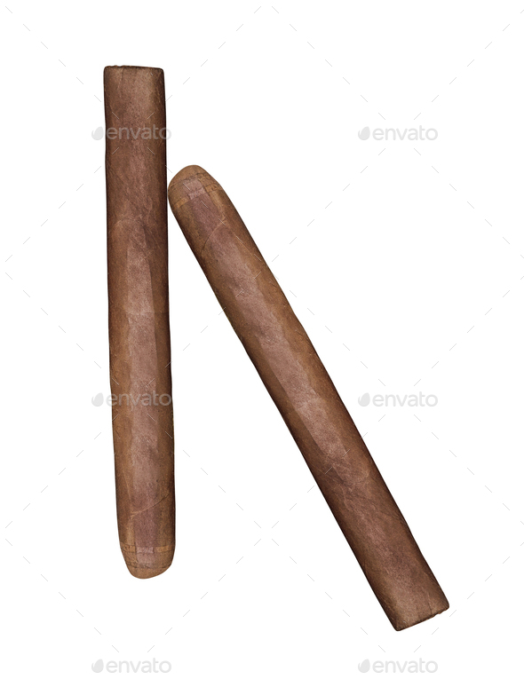 long cigars isolated Stock Photo by photobalance | PhotoDune