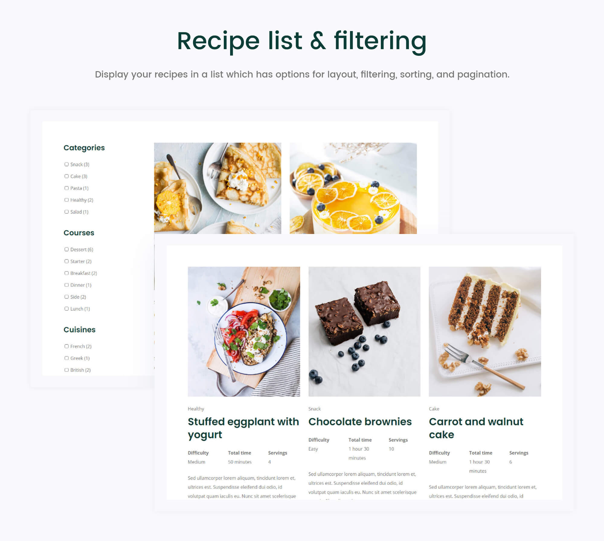 Gourmet Recipe - WordPress Recipe Plugin by LucidThemesPlugins | CodeCanyon