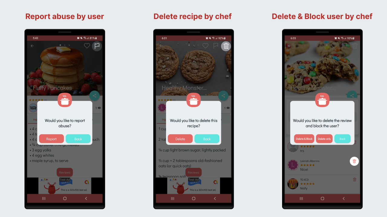 Recipes - Cookbook App for Android with Admin Panel by LeenahAlbanna