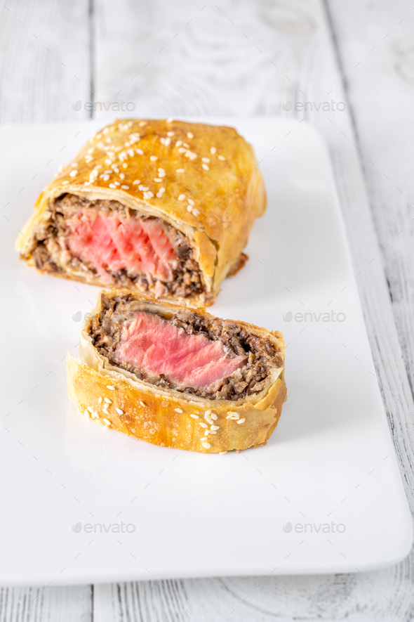 Portion of tuna wellington Stock Photo by Alex9500 | PhotoDune