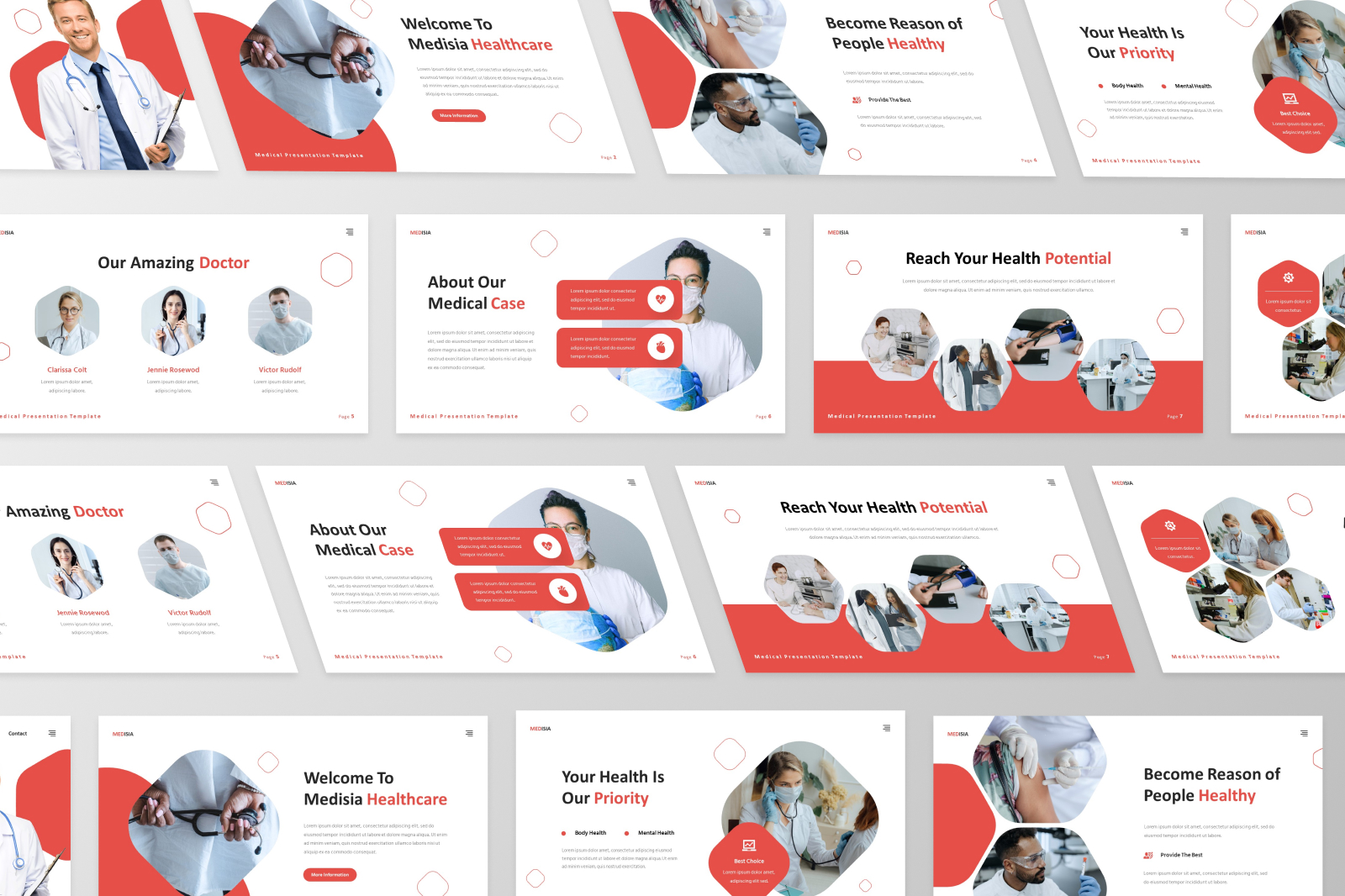Medisia - Medical Google Slide Template, Presentation Templates ...