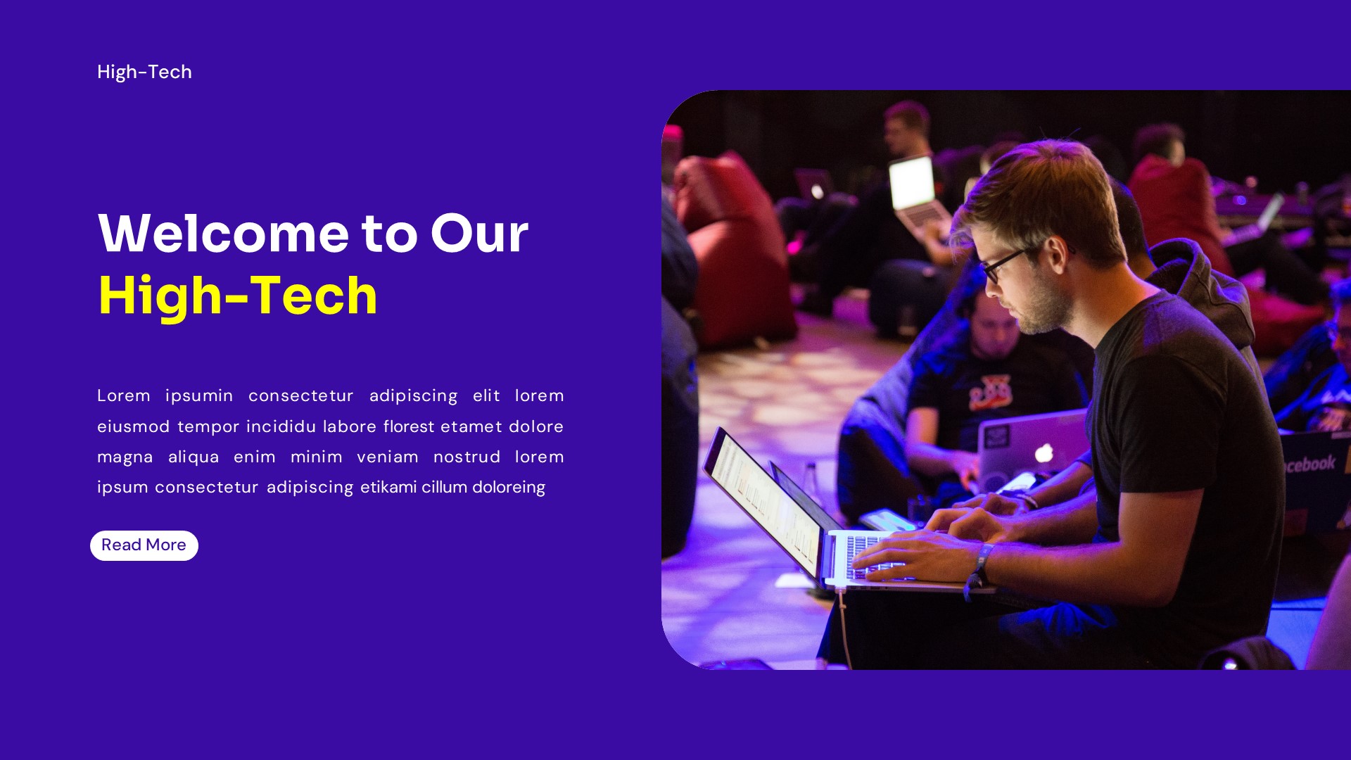 High-Tech – IT Solution & Technology Keynote Template, Presentation ...