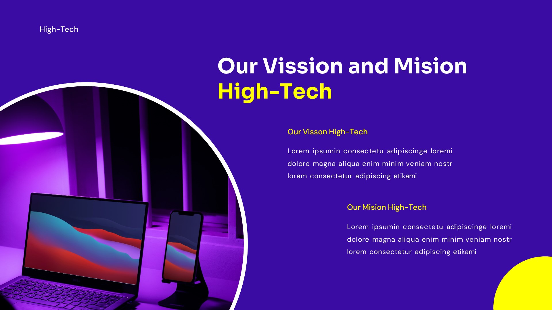 High-Tech – IT Solution & Technology Keynote Template, Presentation ...