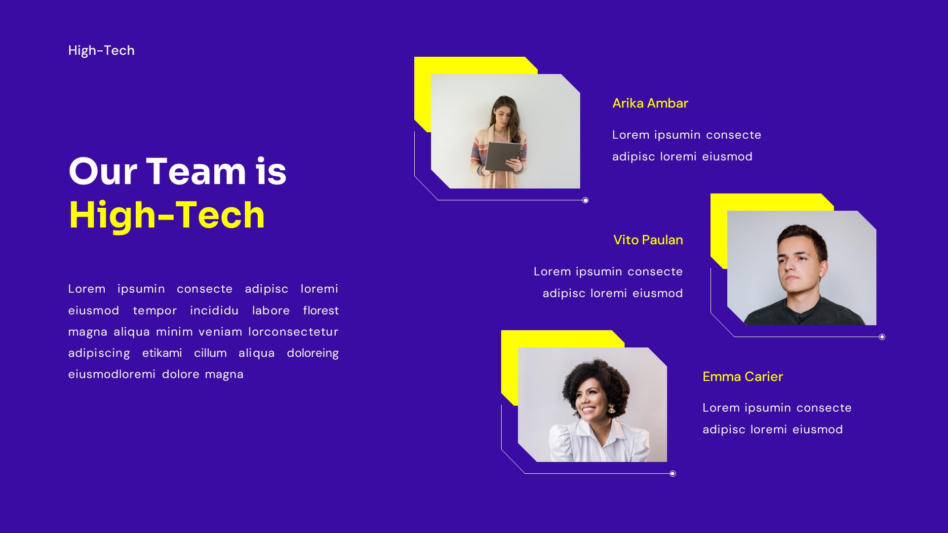 High-Tech – IT Solution & Technology Keynote Template, Presentation ...