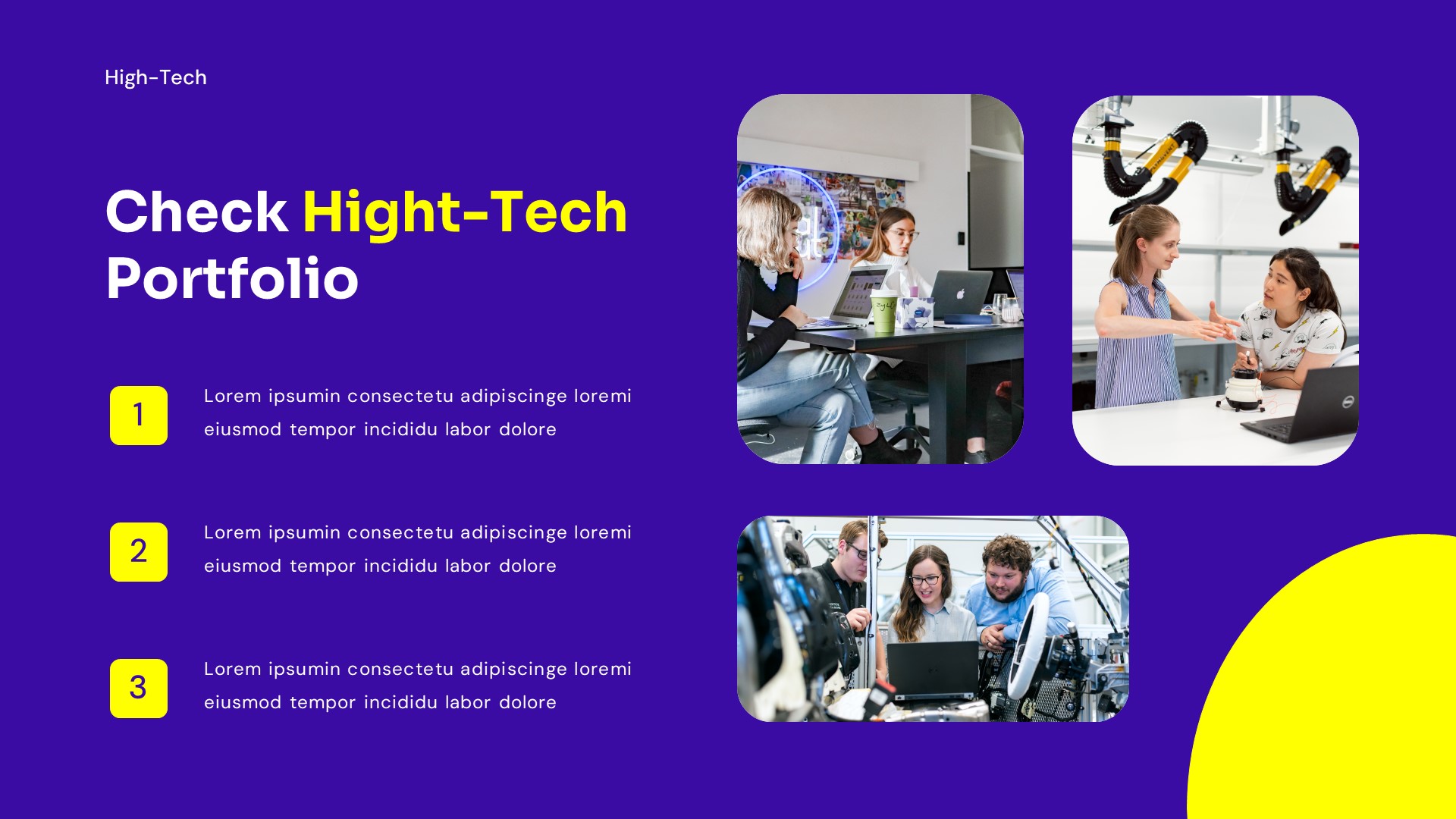High-Tech – IT Solution & Technology Keynote Template, Presentation ...