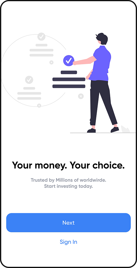 GoGrow: Stock Market Trading App | Charts | Wallet Android + iOS ...