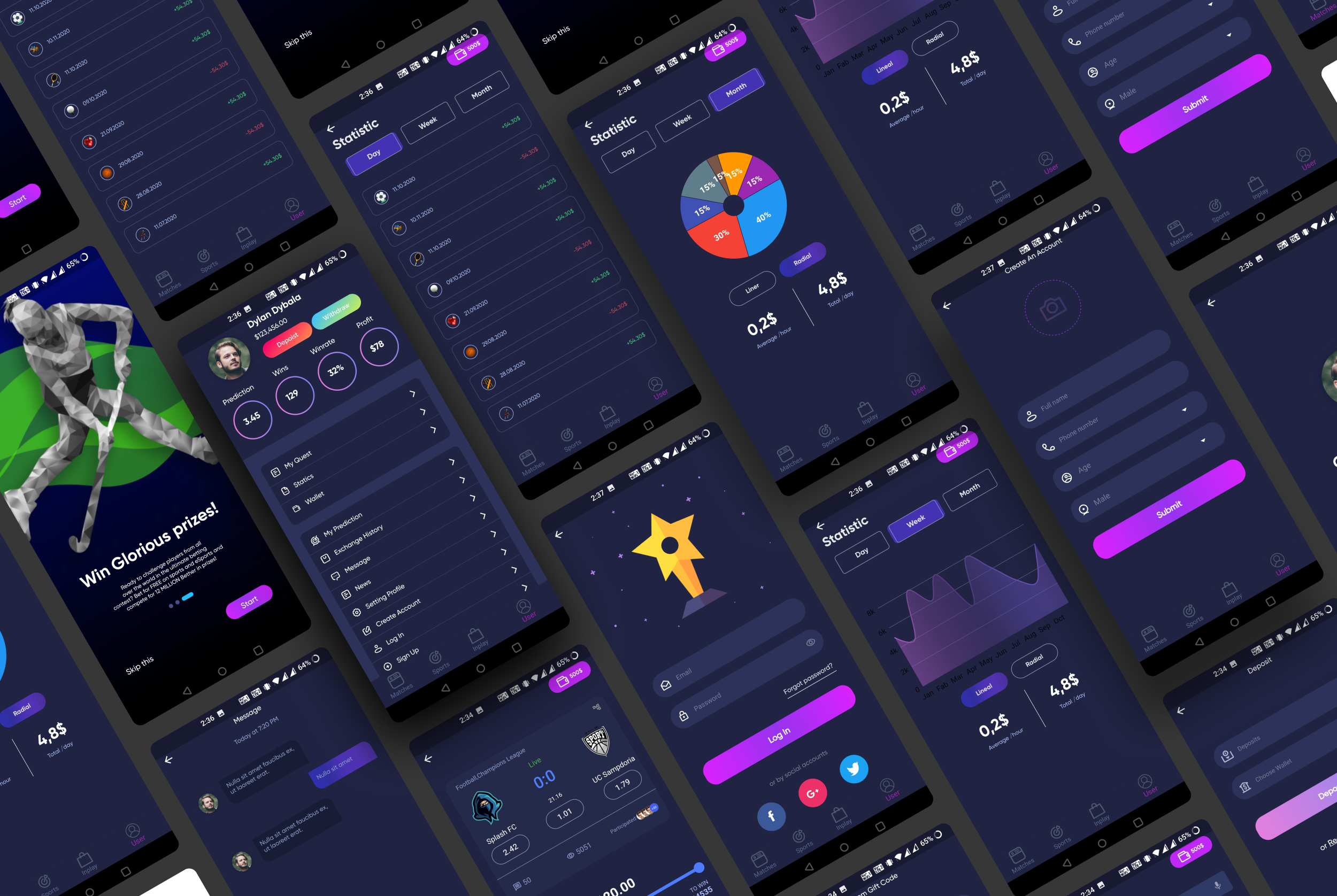 GoBet: Casino & Sports Betting Fantasy Live Score Flutter App Android ...