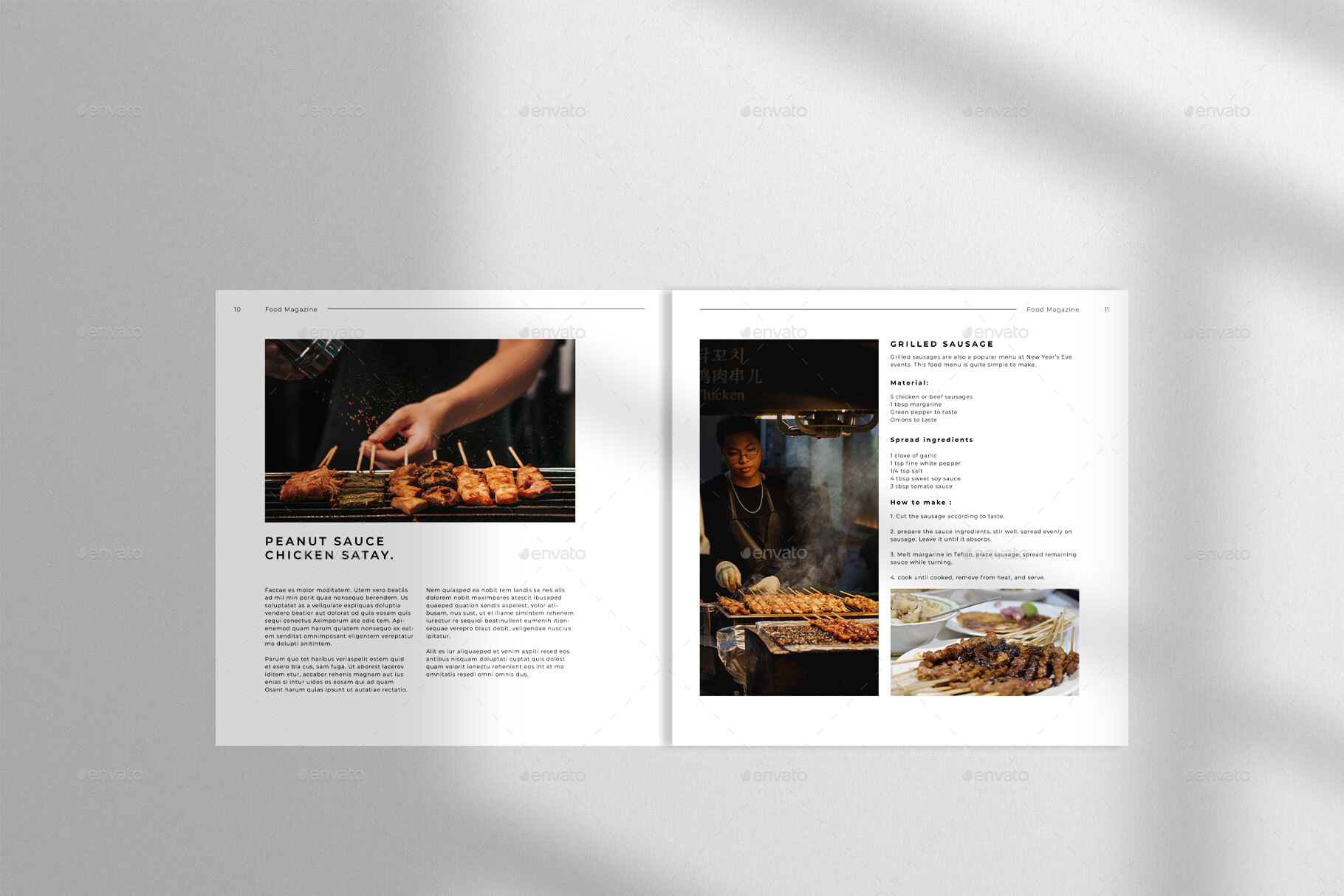 Food Magazine Template, Print Templates | GraphicRiver