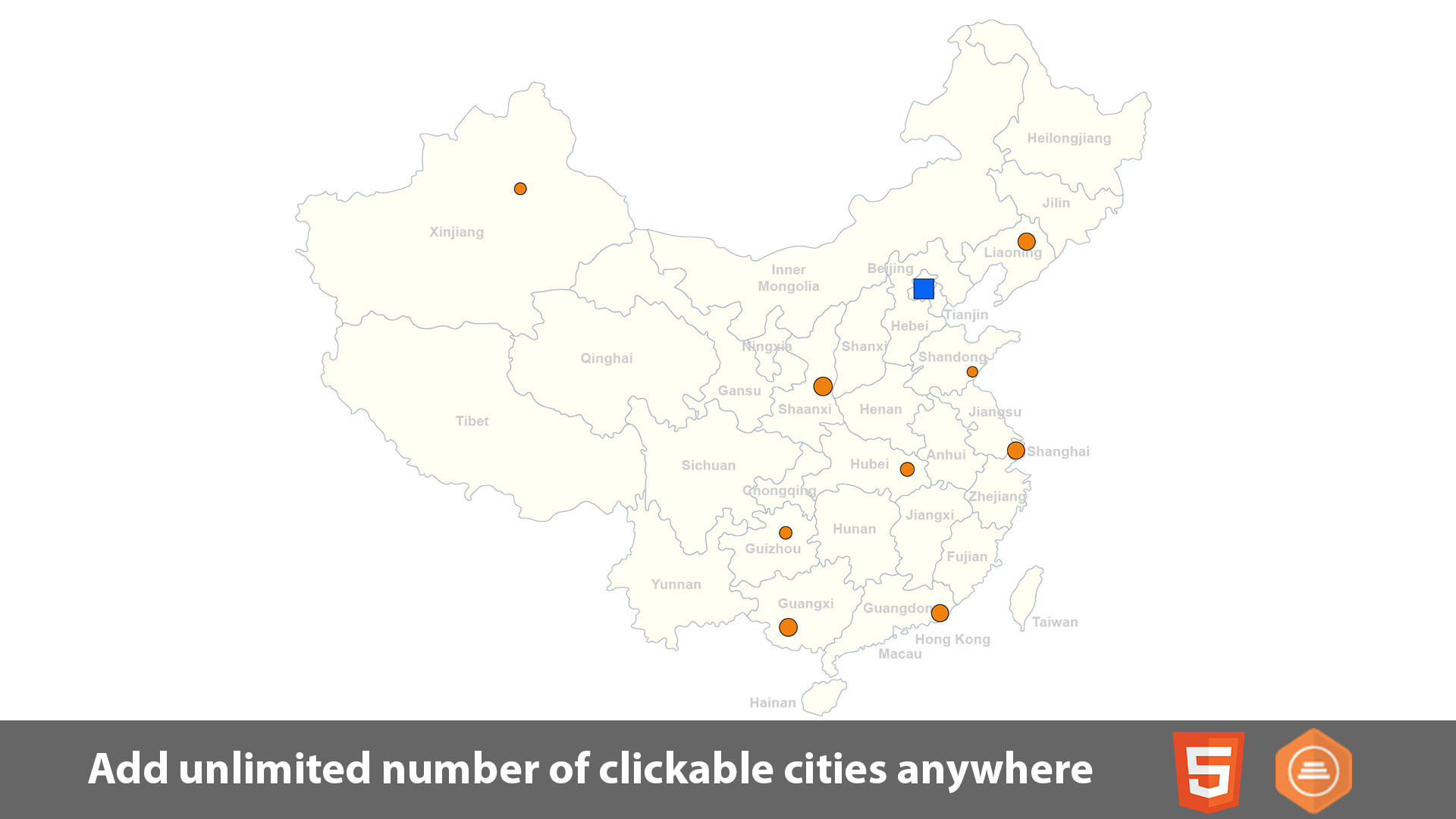 Interactive Map of China - HTML5 by Art101 | CodeCanyon