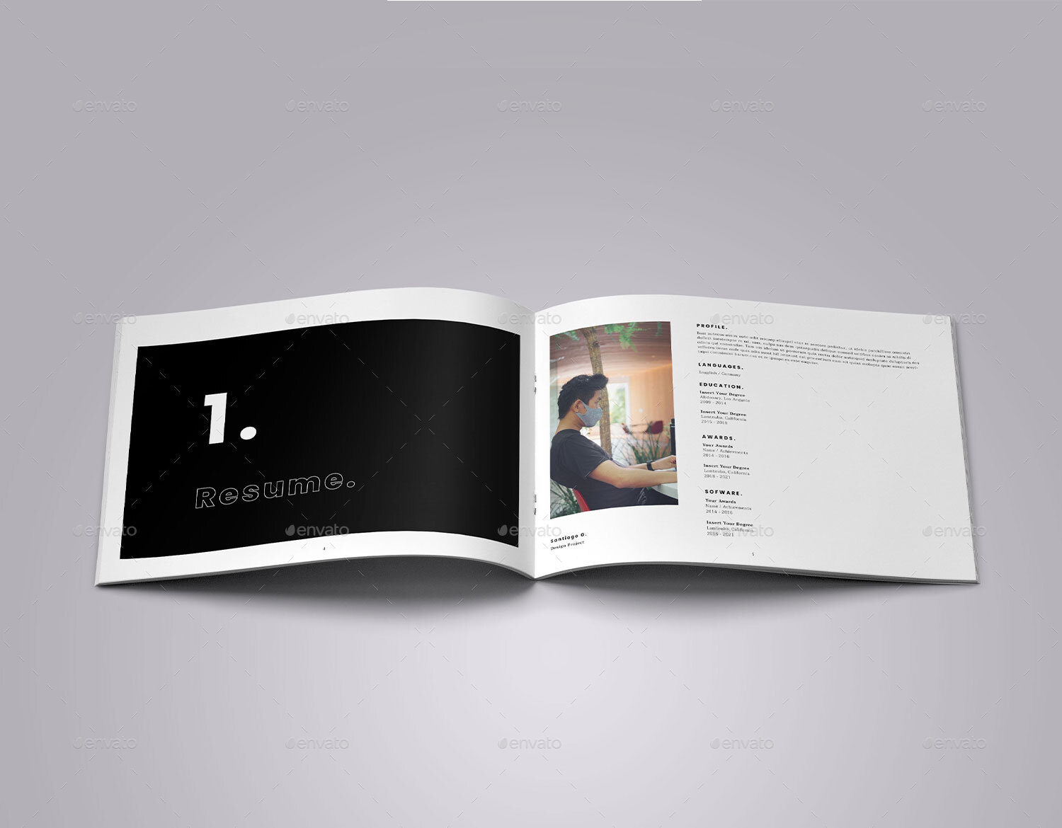 Graphic Design Portfolio, Print Templates | GraphicRiver