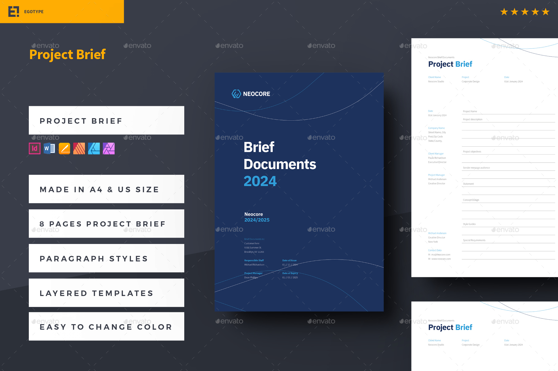 Brief, Print Templates | GraphicRiver
