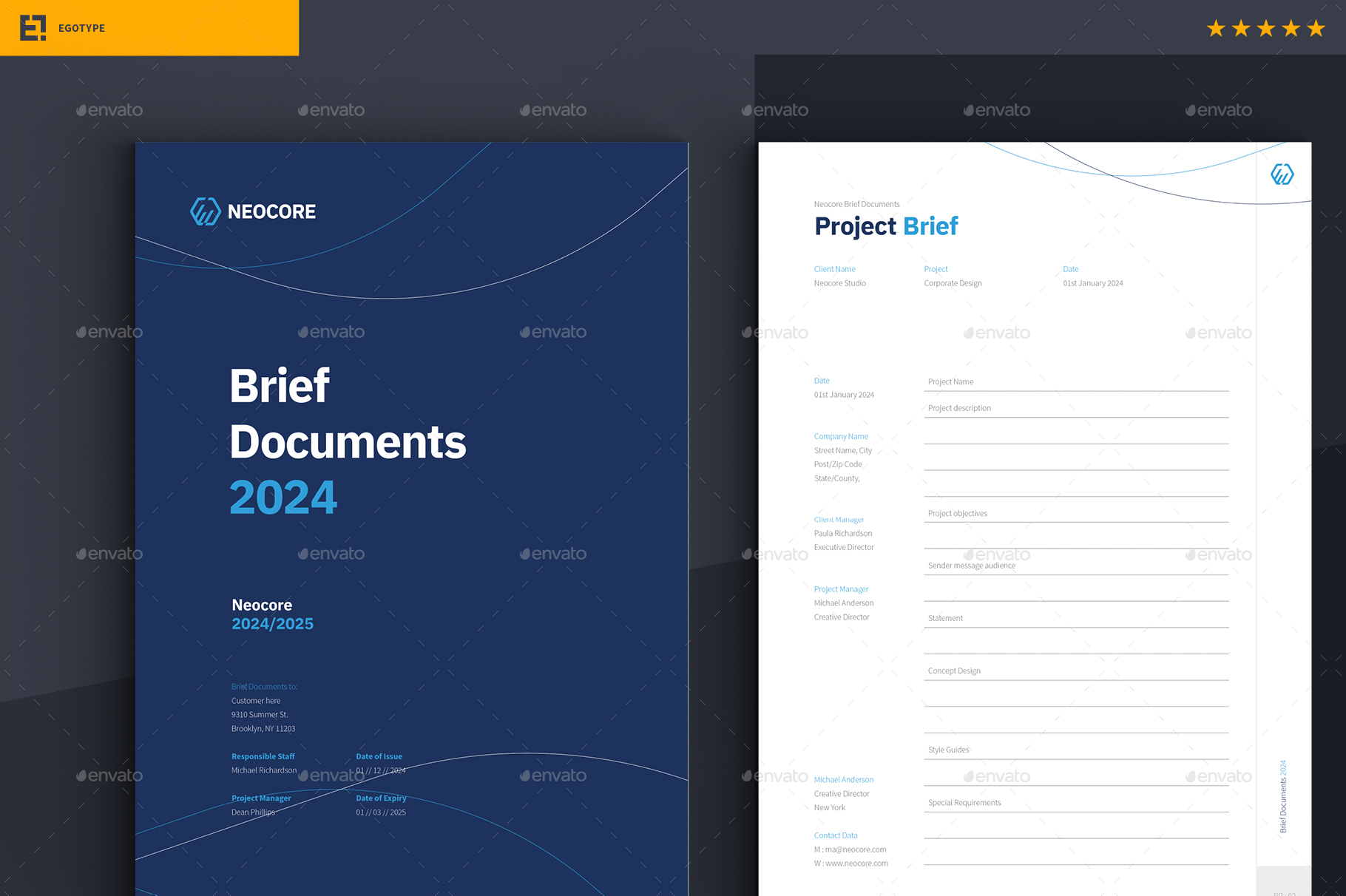Brief, Print Templates | GraphicRiver