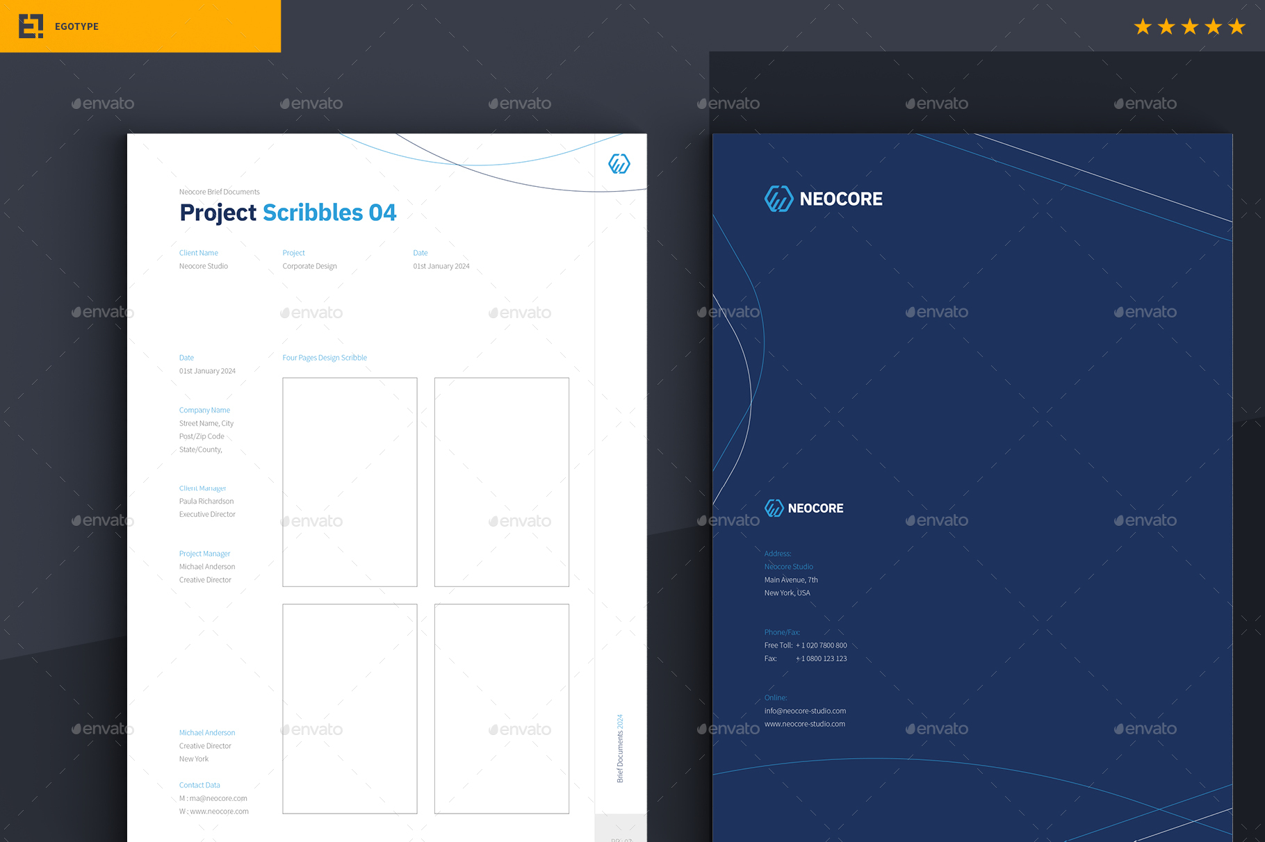 Brief, Print Templates | GraphicRiver