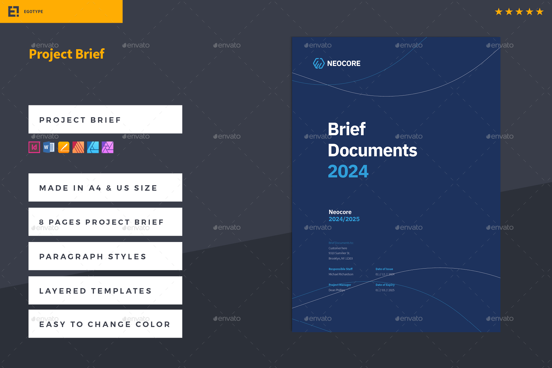 Brief, Print Templates | GraphicRiver