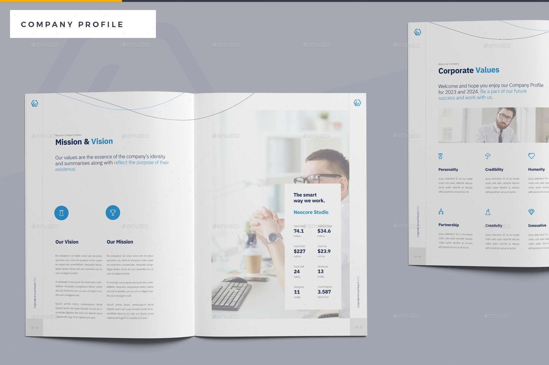 Company Profile, Print Templates | GraphicRiver