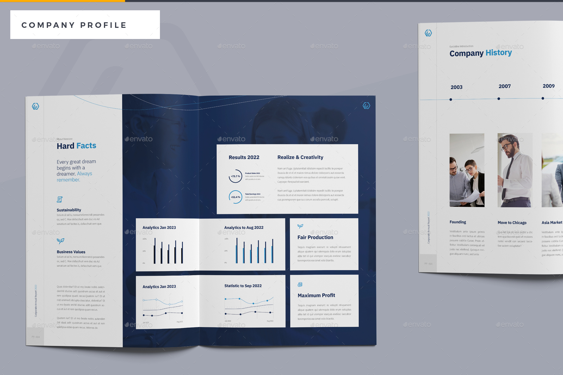 Company Profile, Print Templates | GraphicRiver