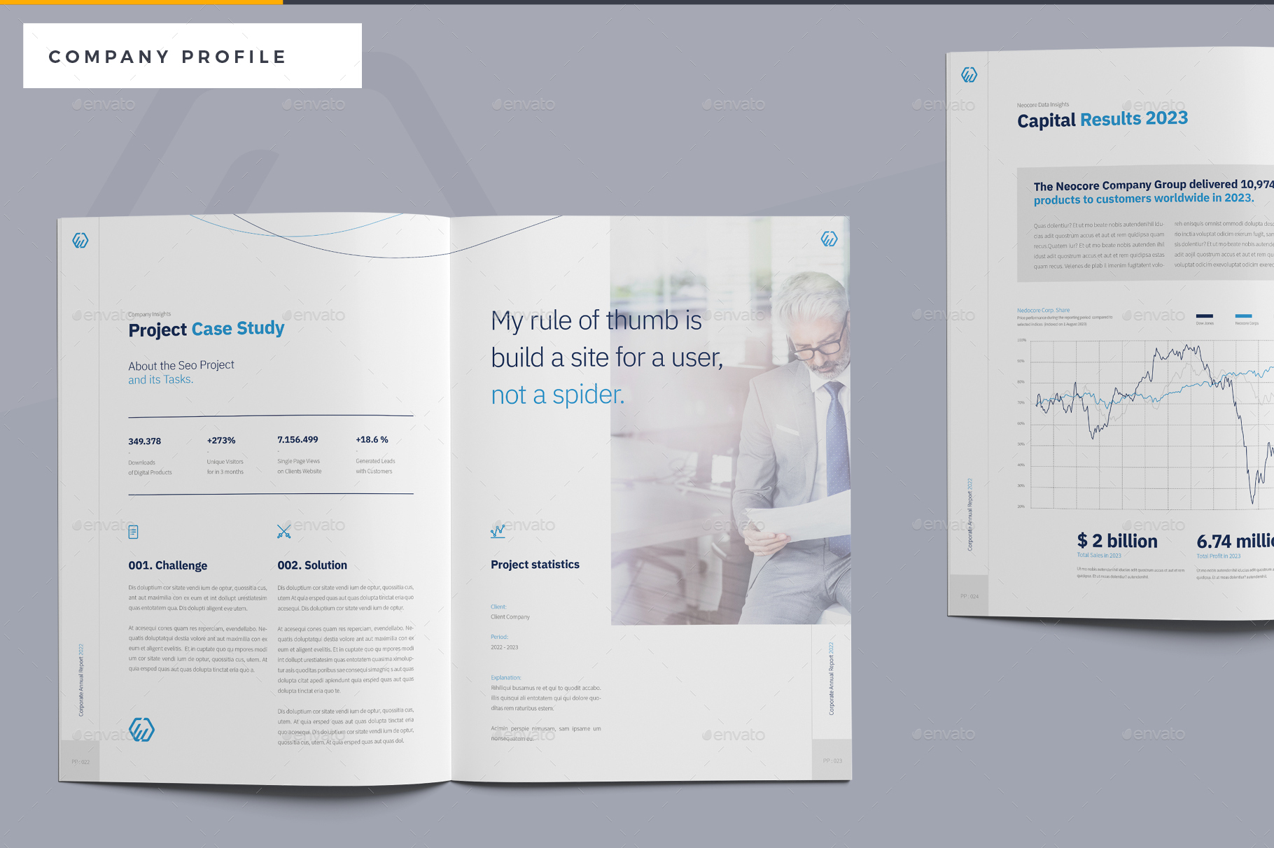 Company Profile, Print Templates | GraphicRiver