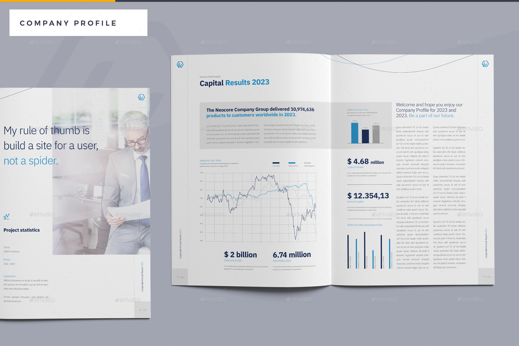 Company Profile, Print Templates | GraphicRiver