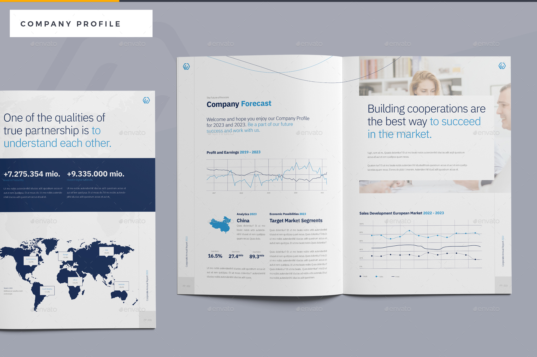 Company Profile, Print Templates | GraphicRiver