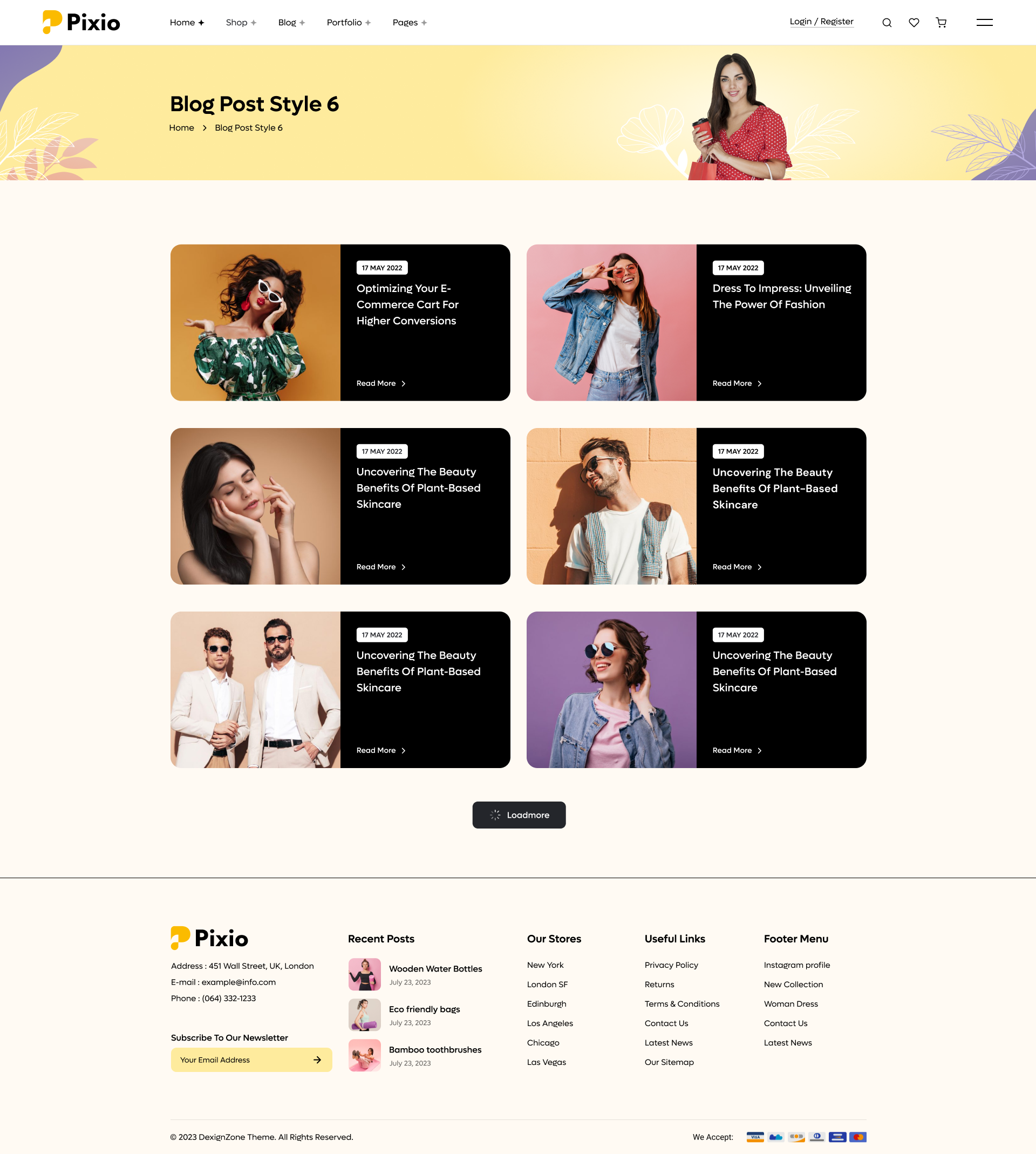 Pixio - eCommerce Figma Template by DexignZone | ThemeForest