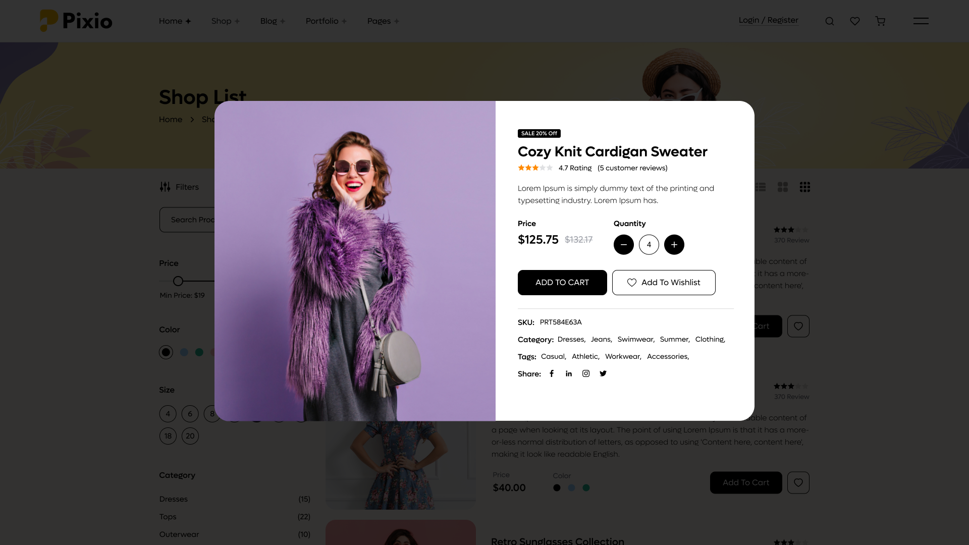 Pixio - eCommerce Figma Template by DexignZone | ThemeForest
