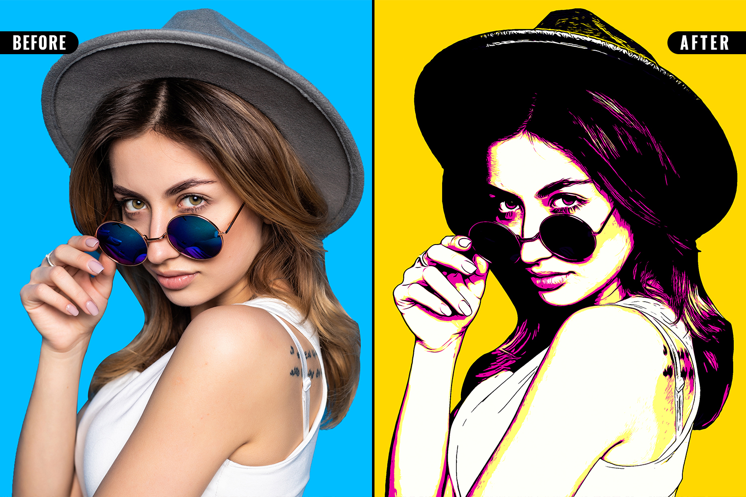 Pop Art Photo Effect, Add-ons | GraphicRiver