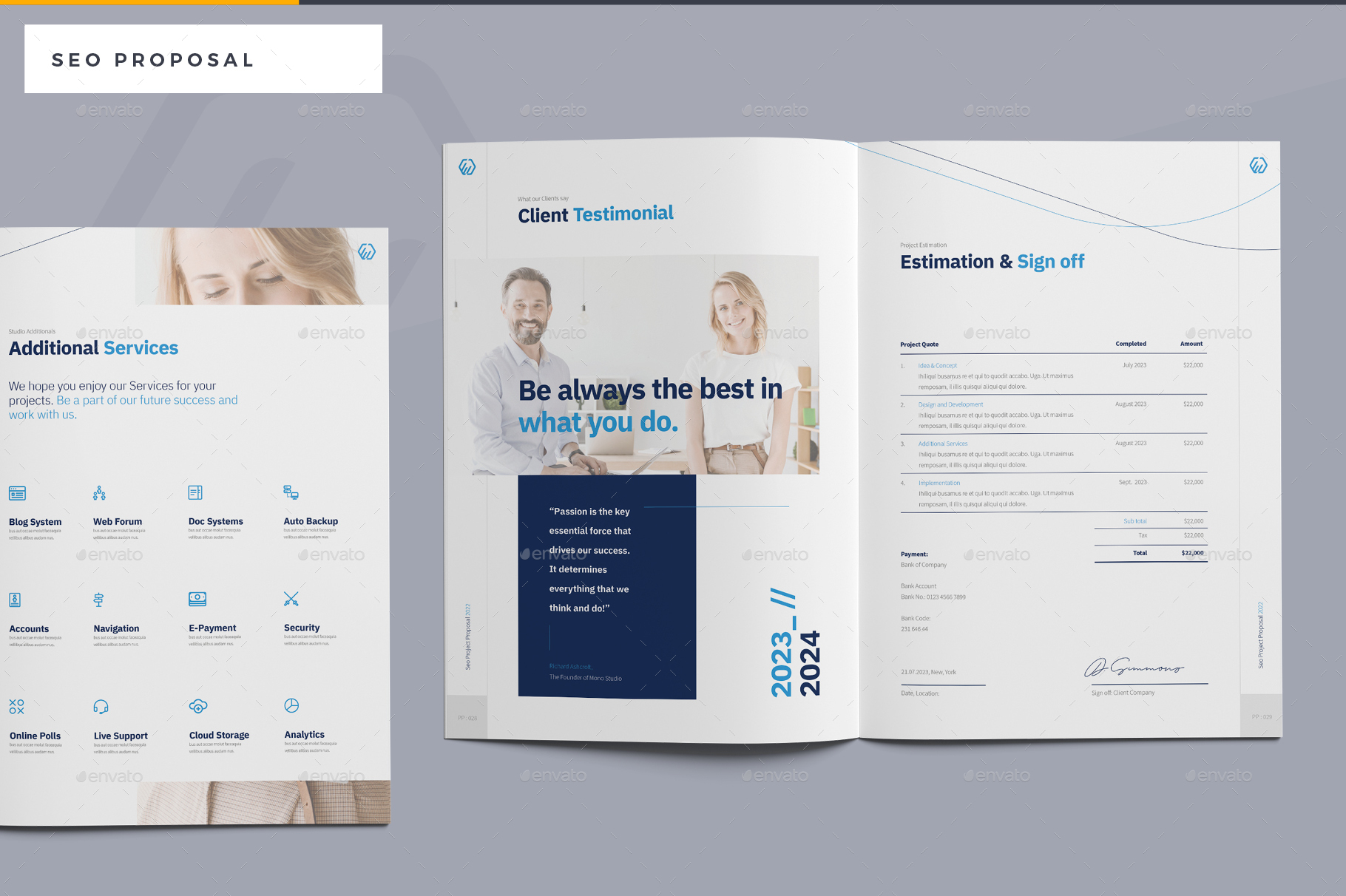 SEO Proposal, Print Templates | GraphicRiver