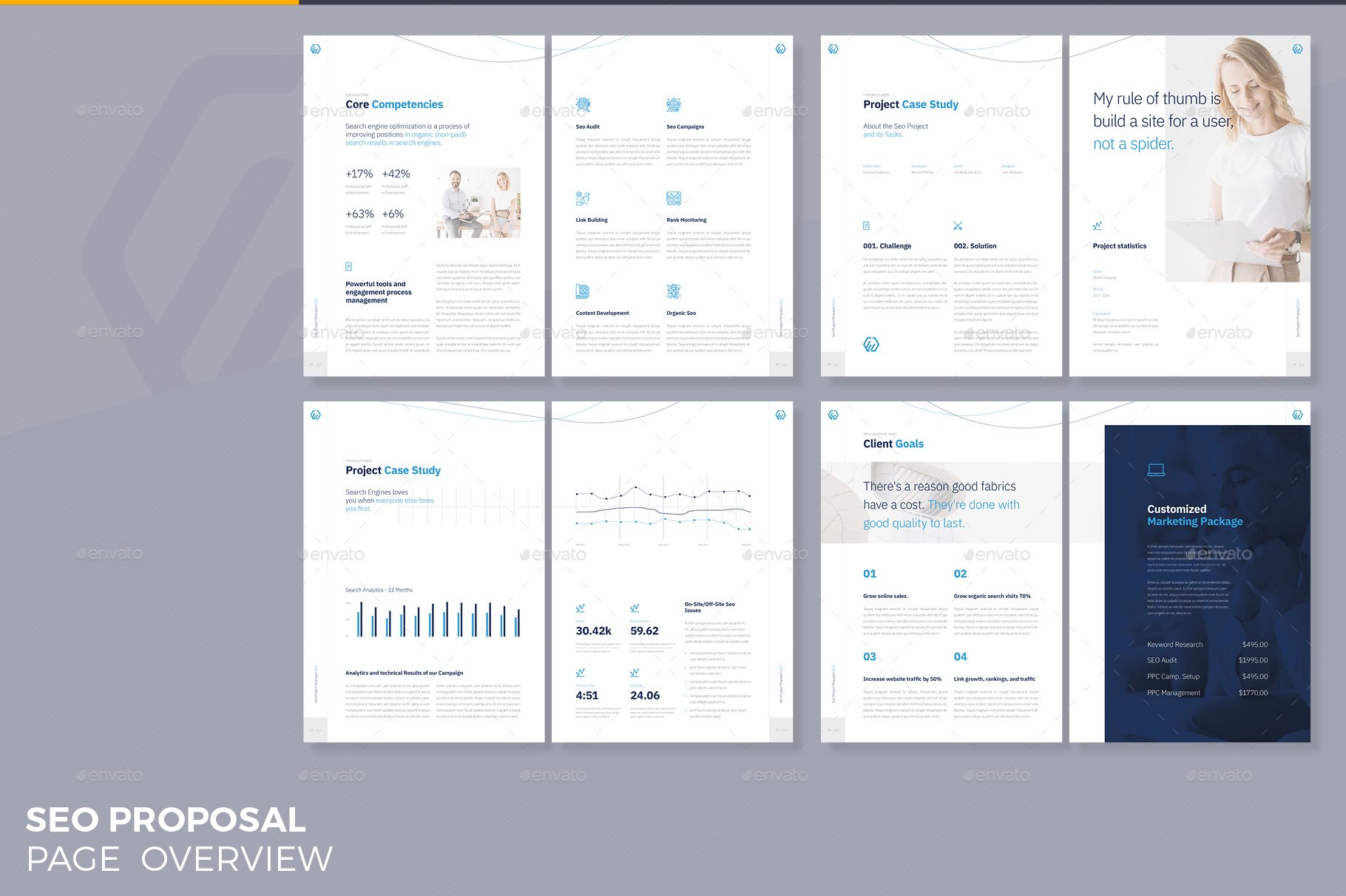 SEO Proposal, Print Templates | GraphicRiver