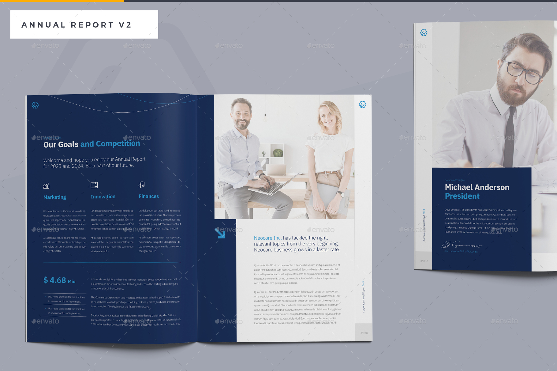 Annual Report, Print Templates | GraphicRiver