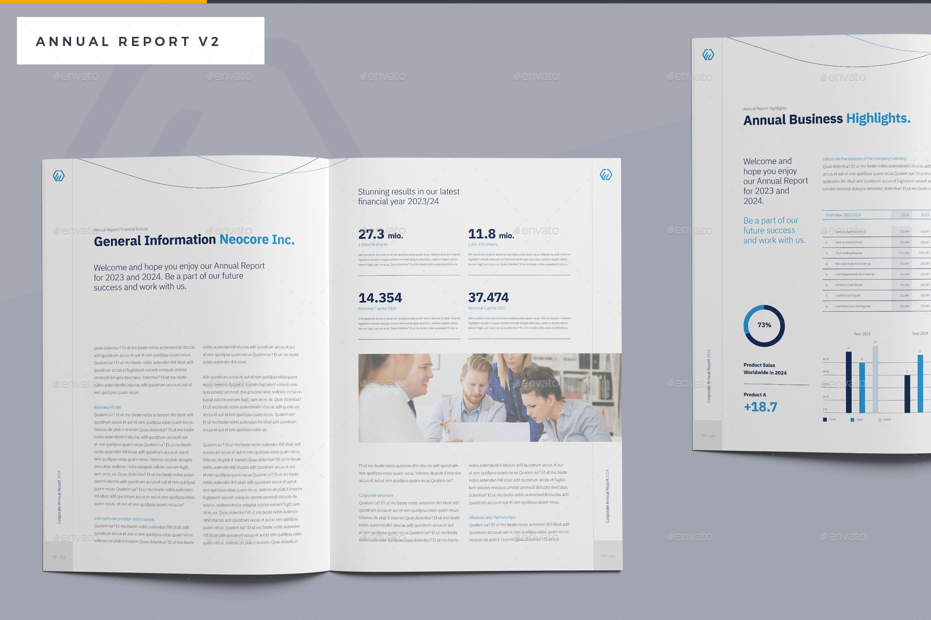 Annual Report, Print Templates | GraphicRiver