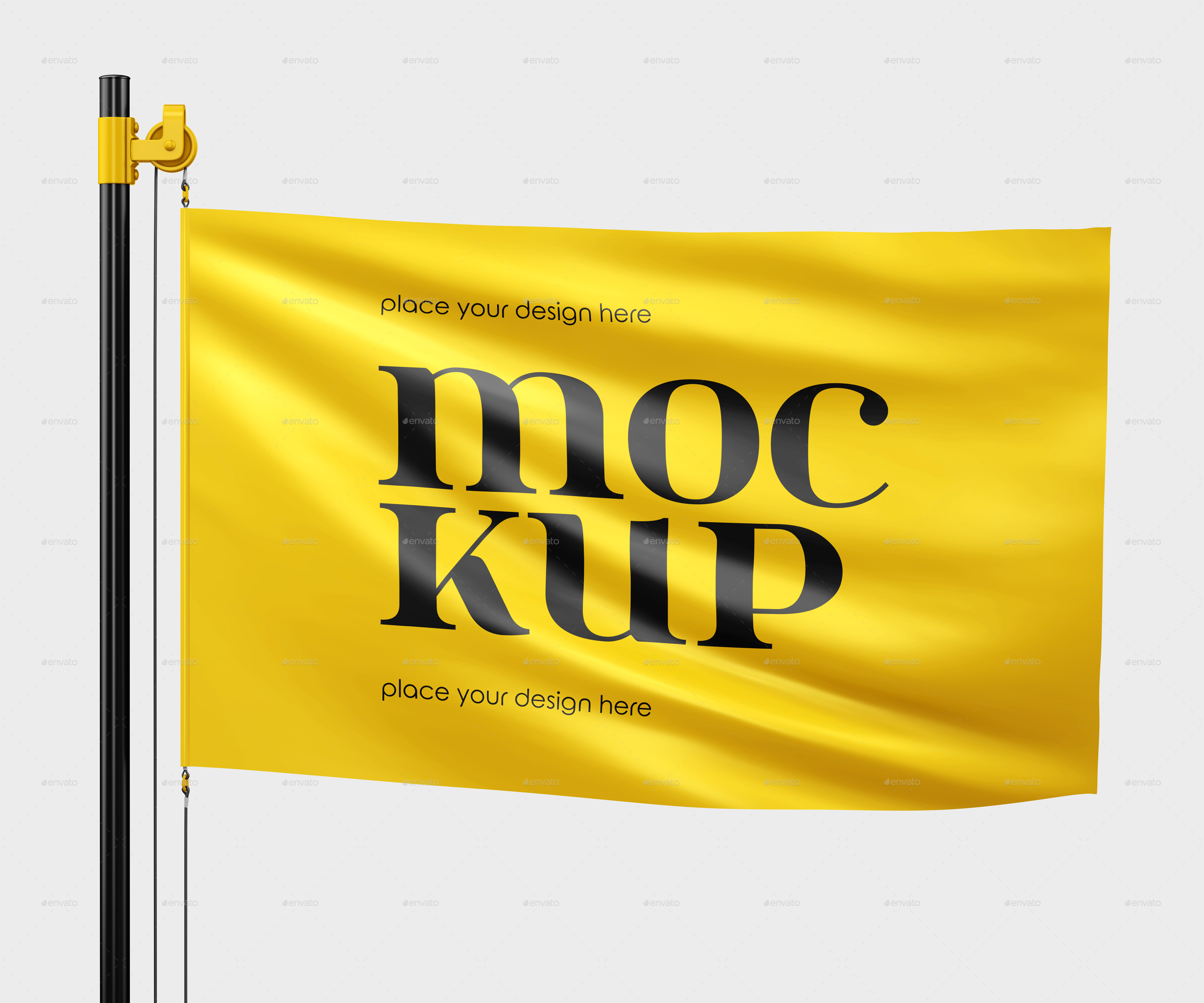 Flag Mockup Set, Graphics | GraphicRiver