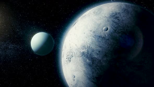 Solar System - Space satellite Ariel, Motion Graphics | VideoHive