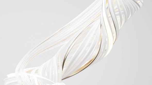 Abstract loop flowing curve lines by vinkfan | VideoHive